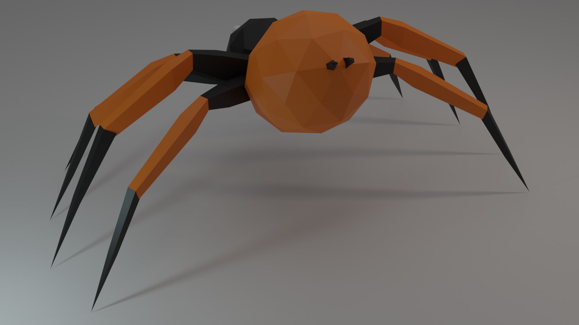3D Low Poly Spider - TurboSquid 1727159