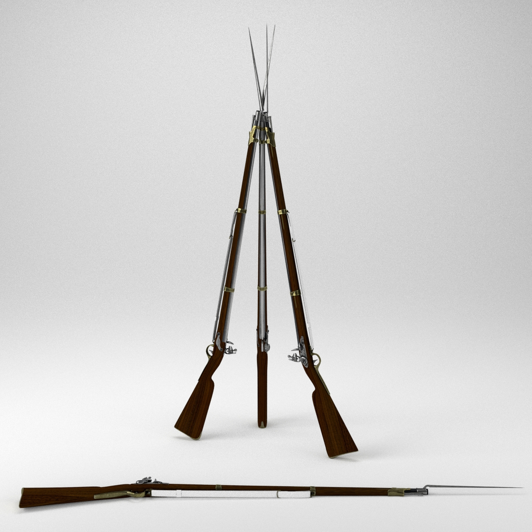 Charleville Musket 3d Model