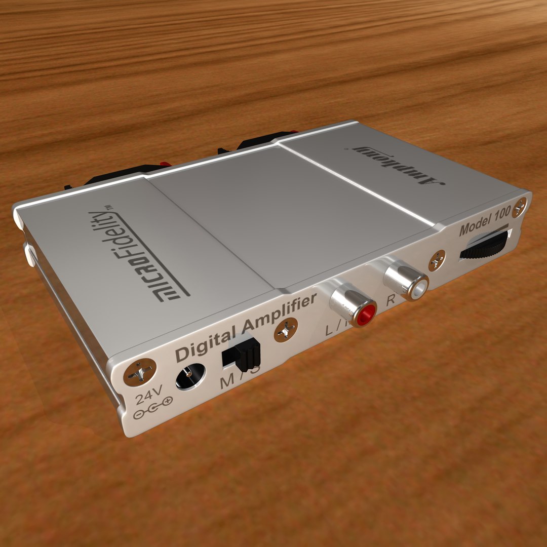 amplifier amp 3d model