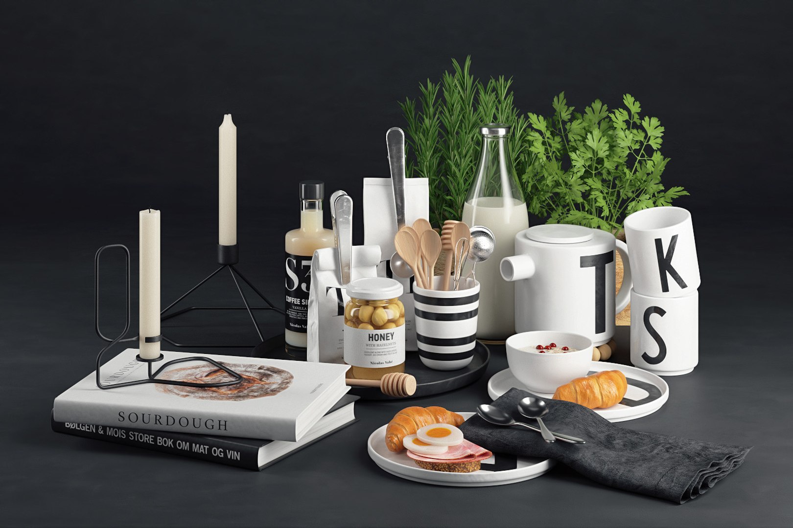 Serving Book Model - TurboSquid 1568936