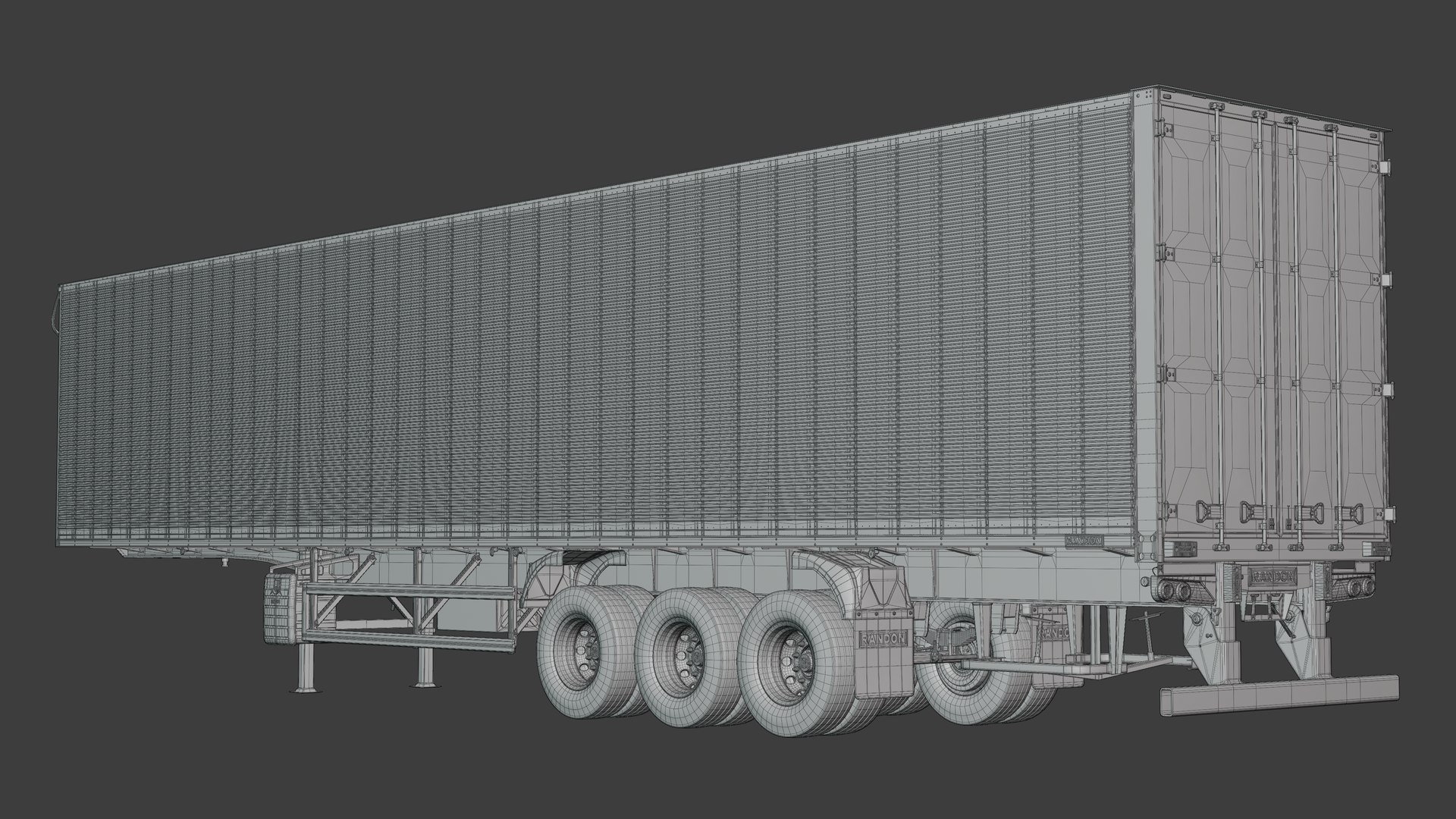 Randon Box Trailer 2020 | Clean 3D - TurboSquid 1746468