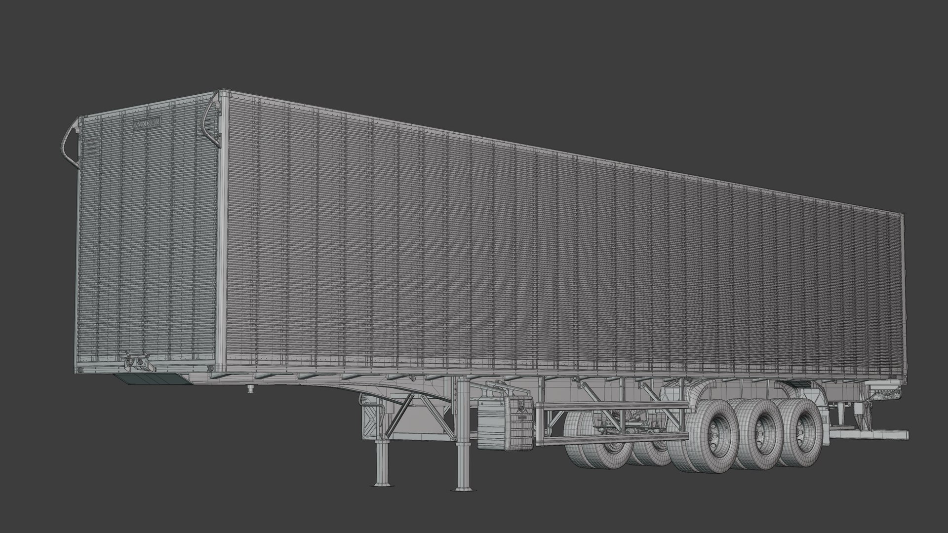 Randon Box Trailer 2020 | Clean 3D - TurboSquid 1746468