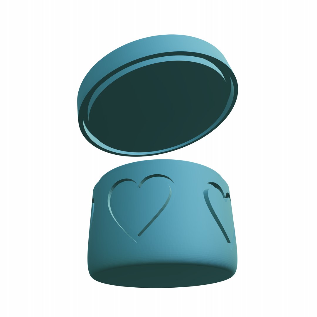 Heart Box Valentine Gift 3D Model - TurboSquid 2178620