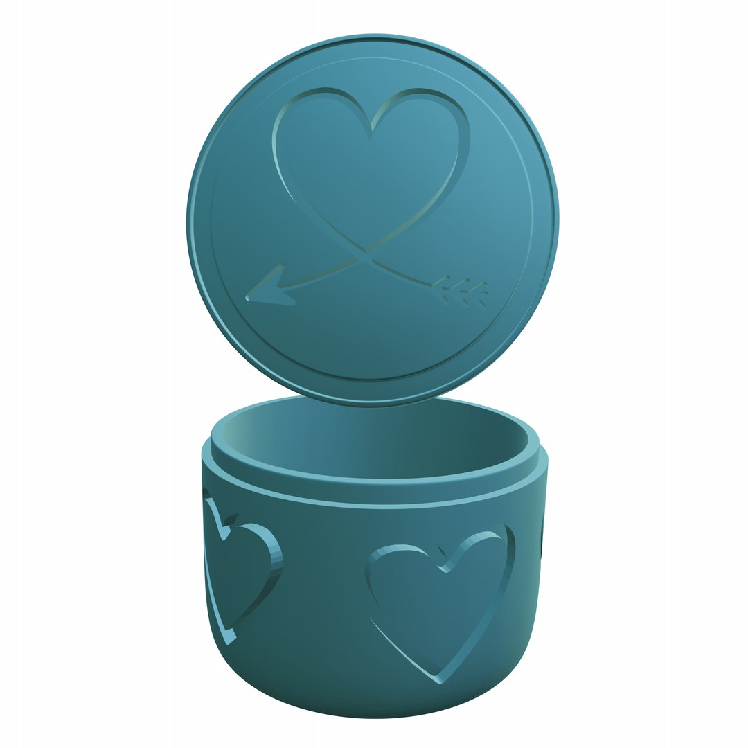 Heart Box Valentine Gift 3D Model - TurboSquid 2178620