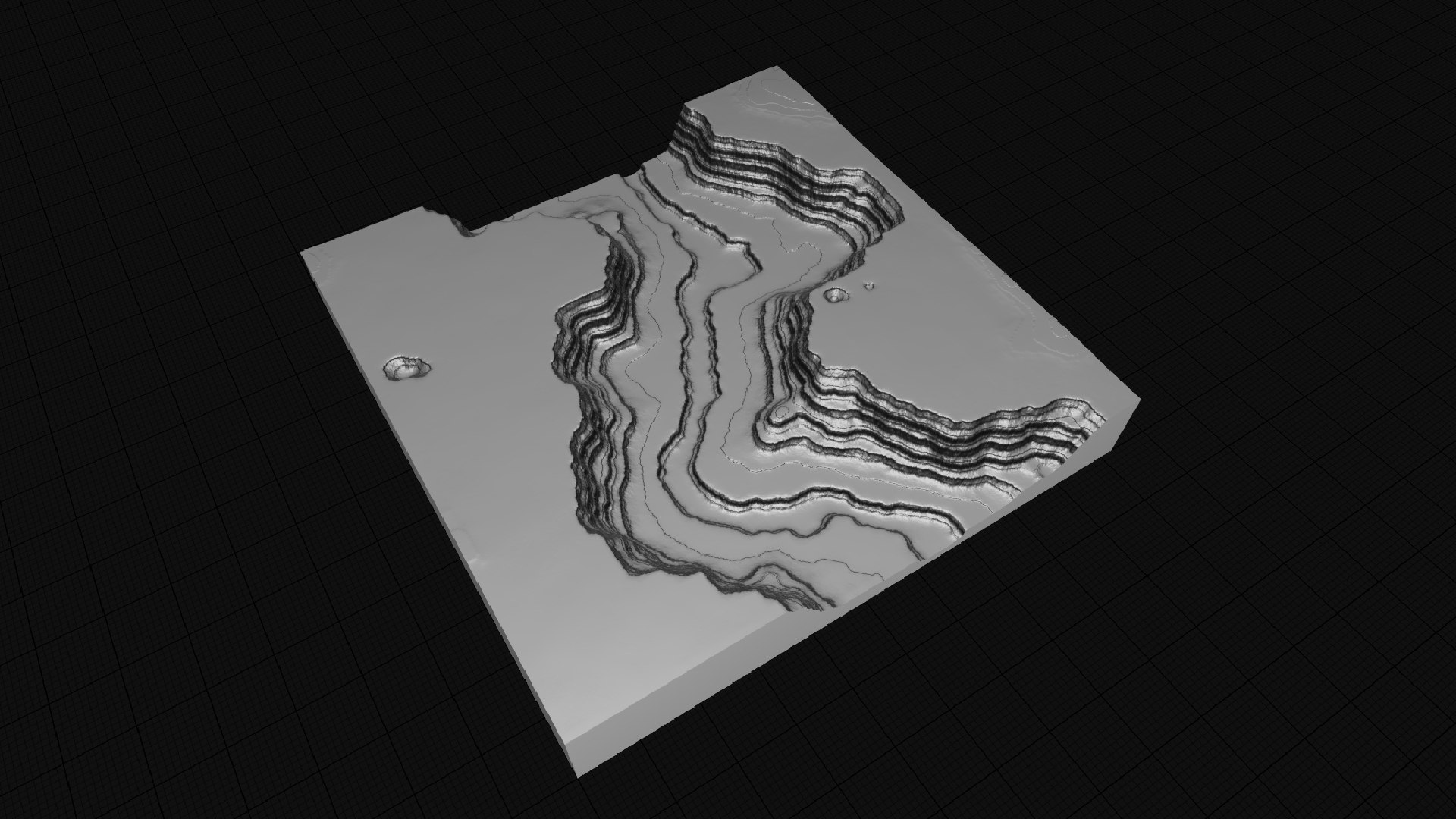 TERRAIN CANYON 08 4K 3D model - TurboSquid 2116925