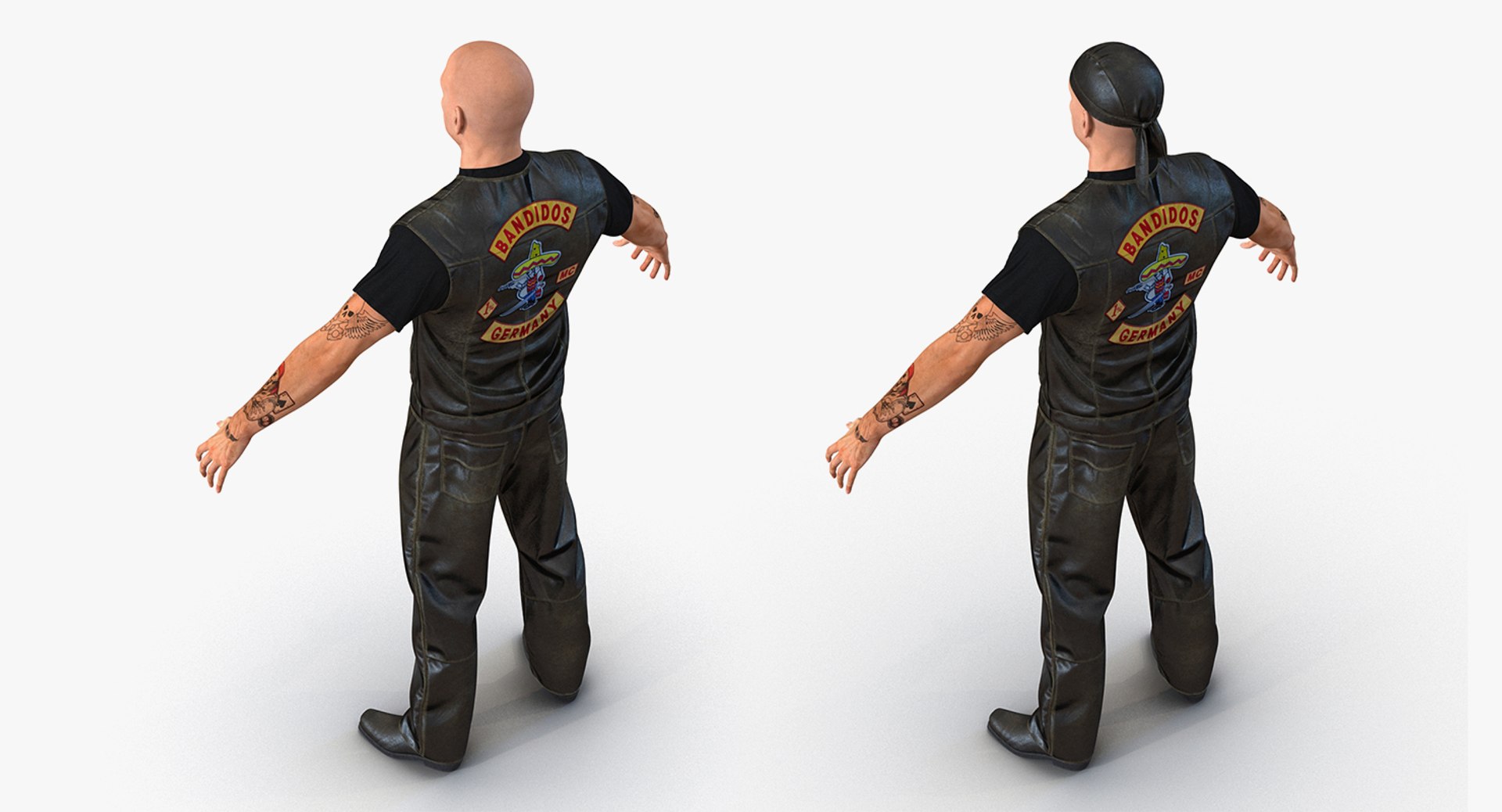 3D biker motorcycle rider man model - TurboSquid 1206576