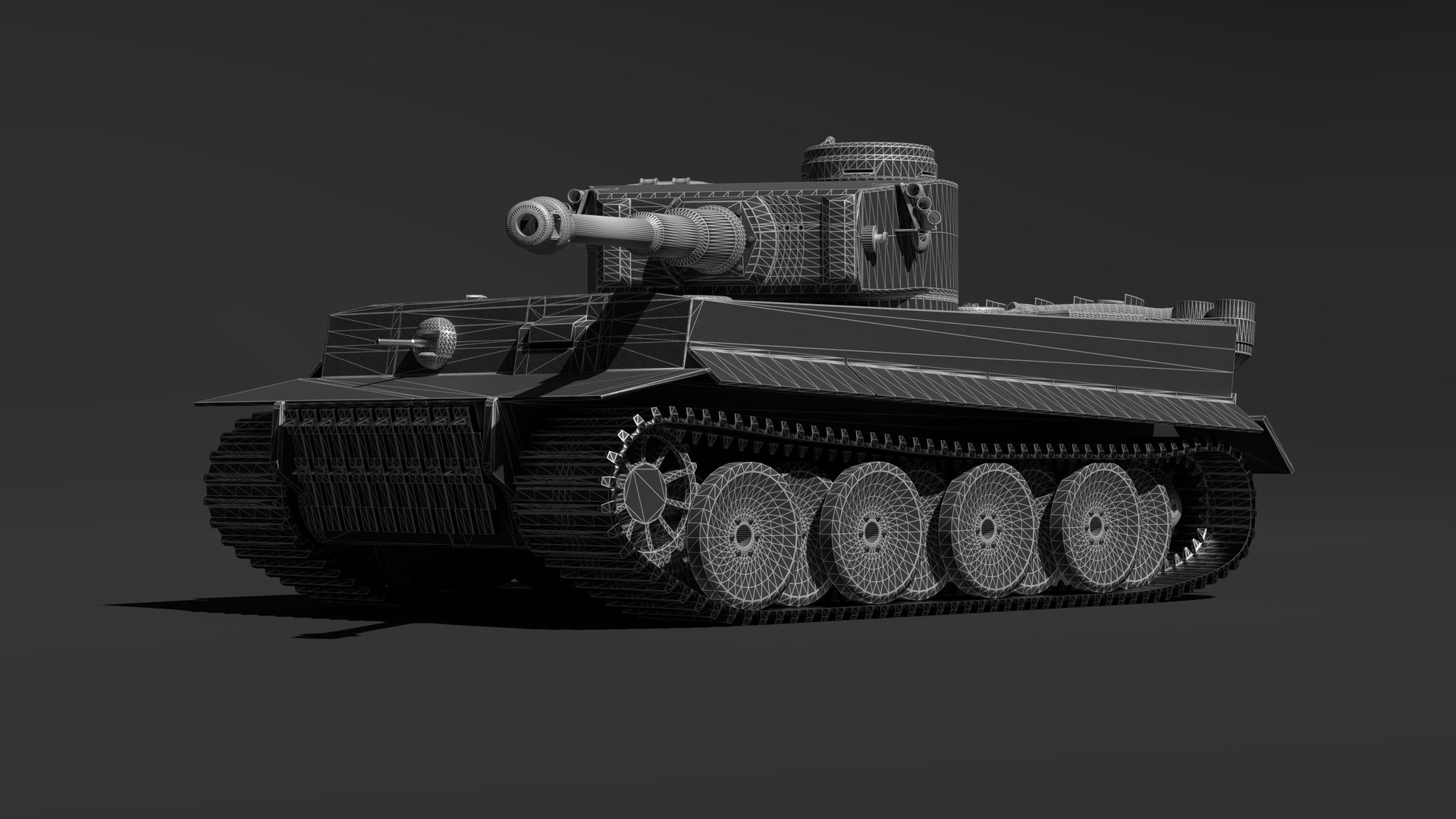 3D Tank Tiger Model - TurboSquid 1904516