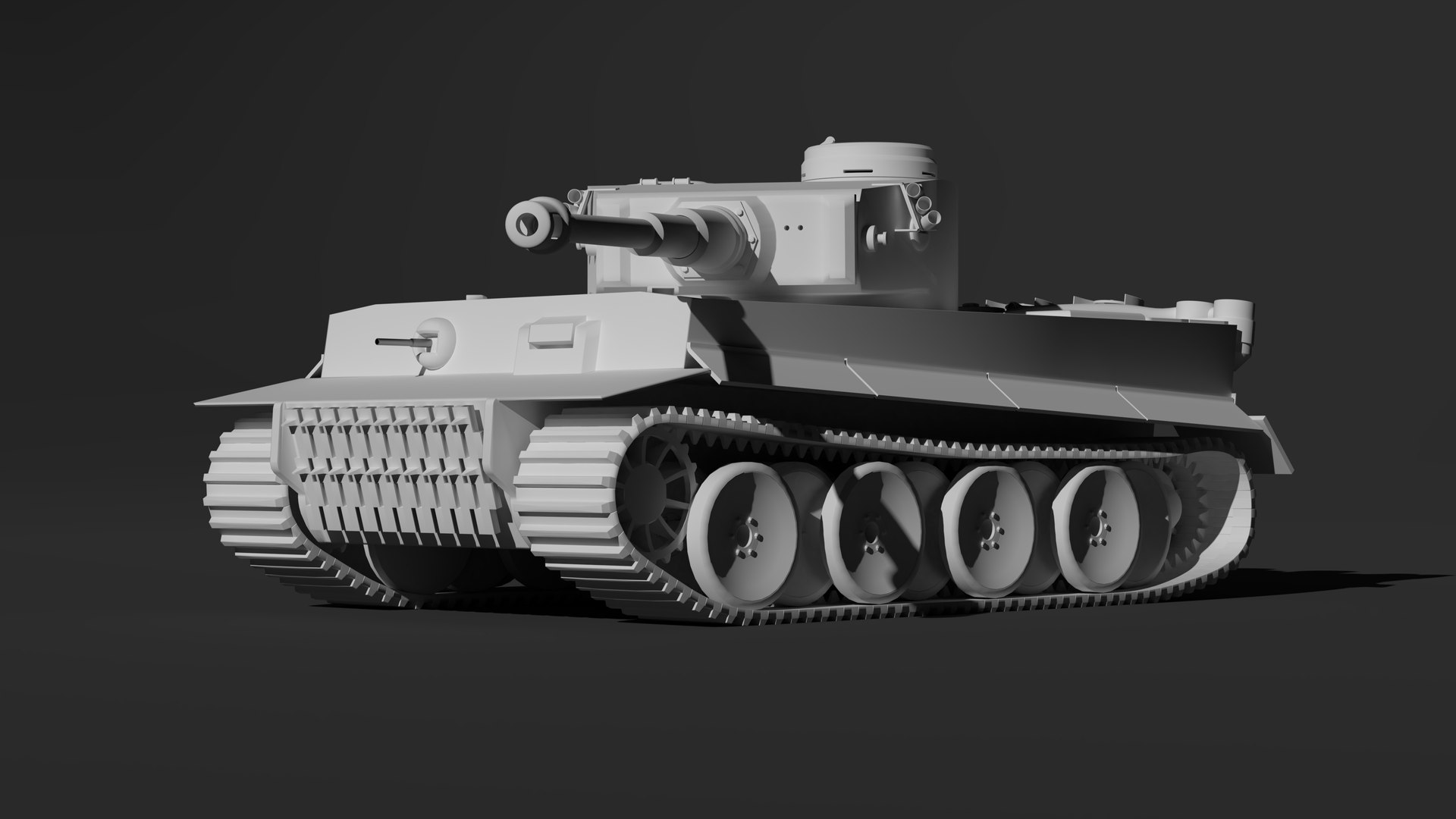 3D Tank Tiger Model - TurboSquid 1904516