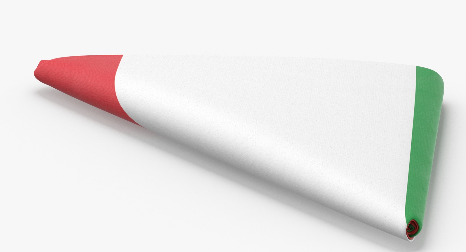 3D flag folded triangle italy model - TurboSquid 1567924