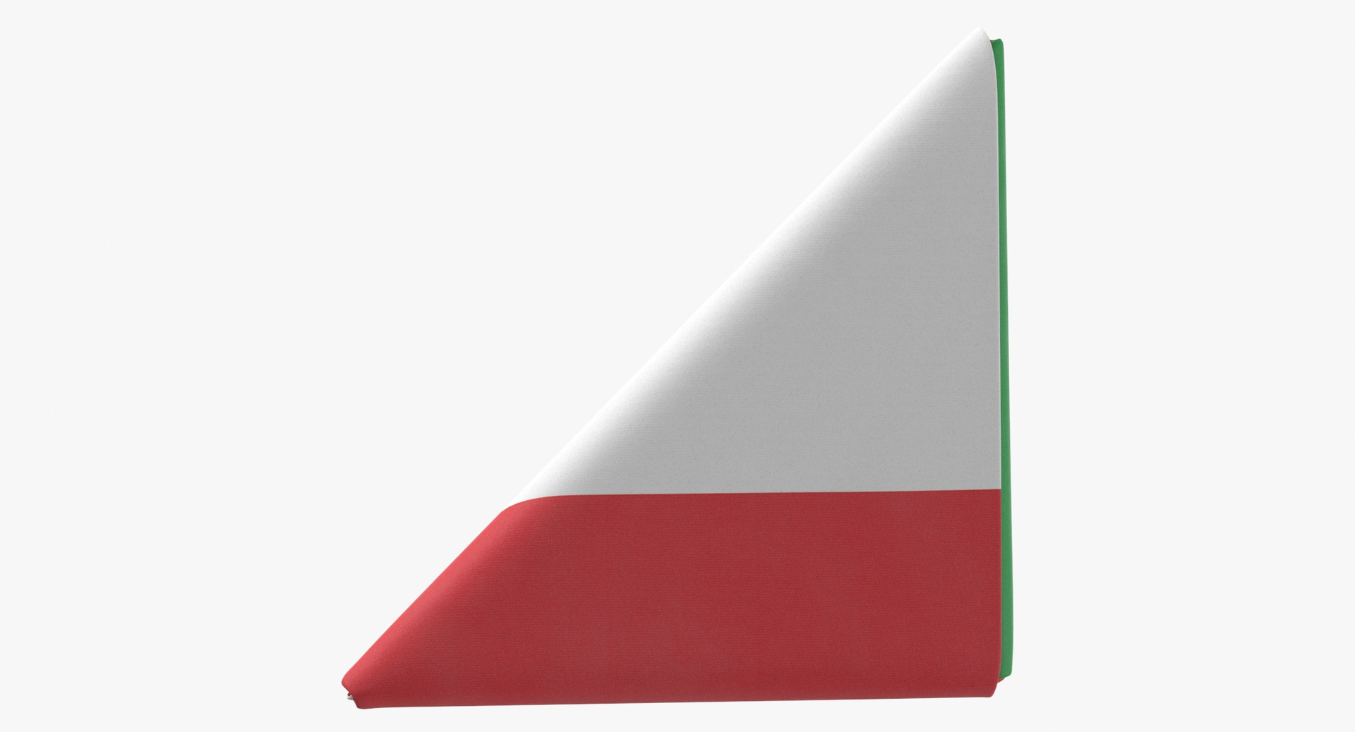 3D flag folded triangle italy model - TurboSquid 1567924