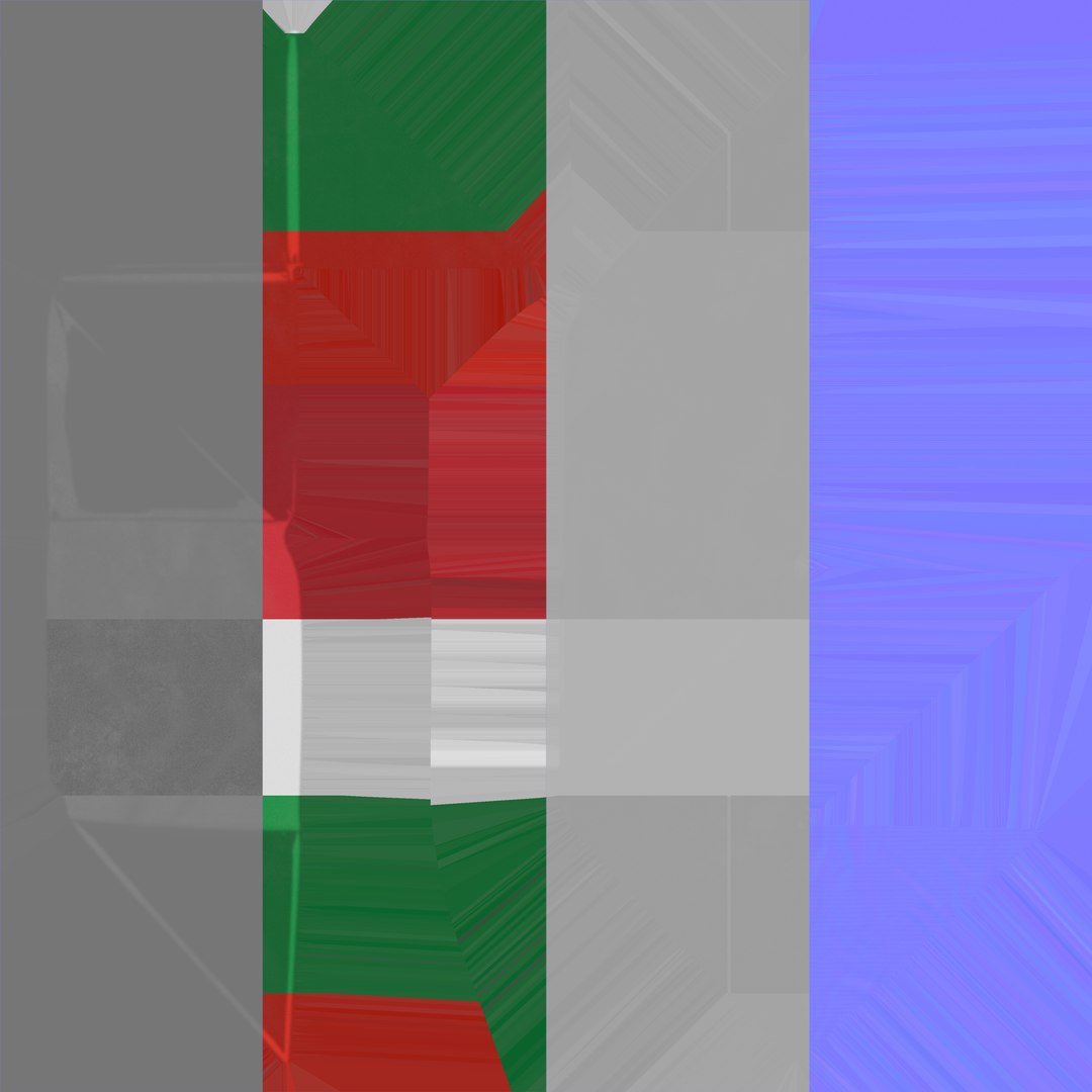 3D flag folded triangle italy model - TurboSquid 1567924