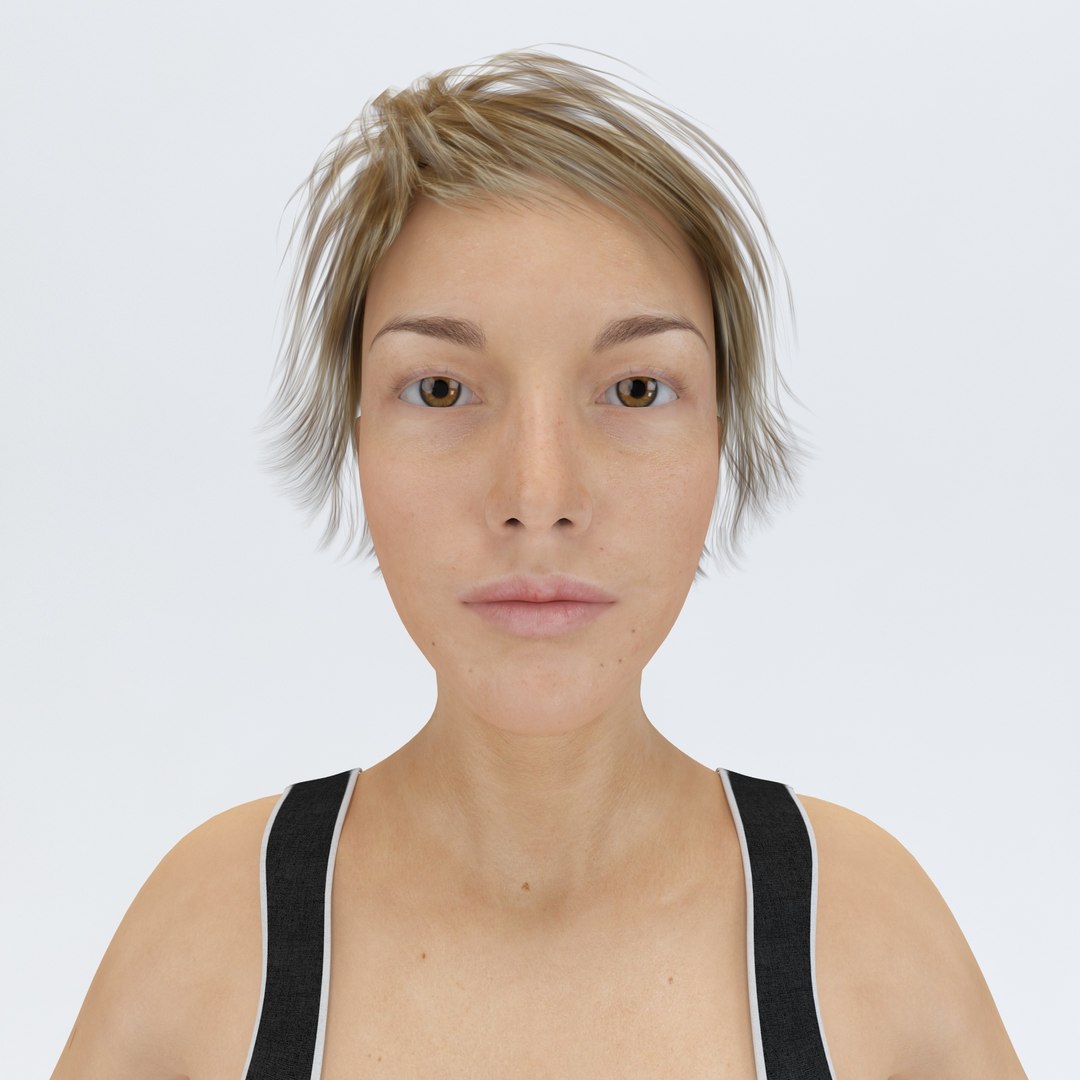 3D Model Female Character - TurboSquid 1639216