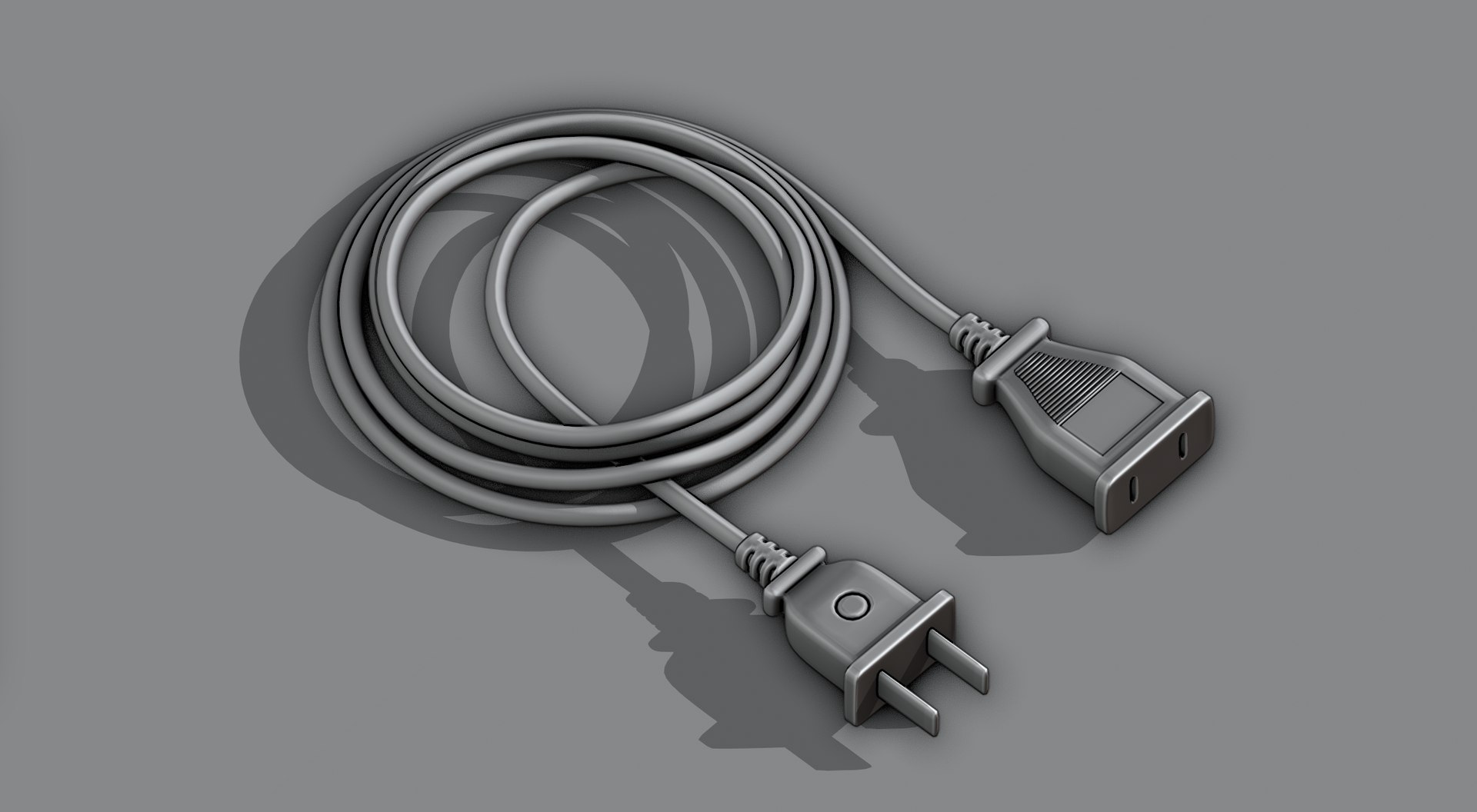 Wire With Plug 3D Model - TurboSquid 1829653