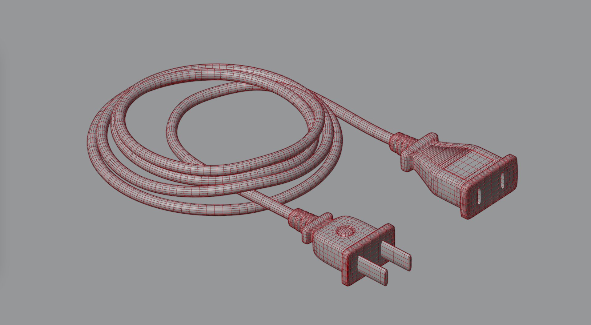 Wire With Plug 3D Model - TurboSquid 1829653
