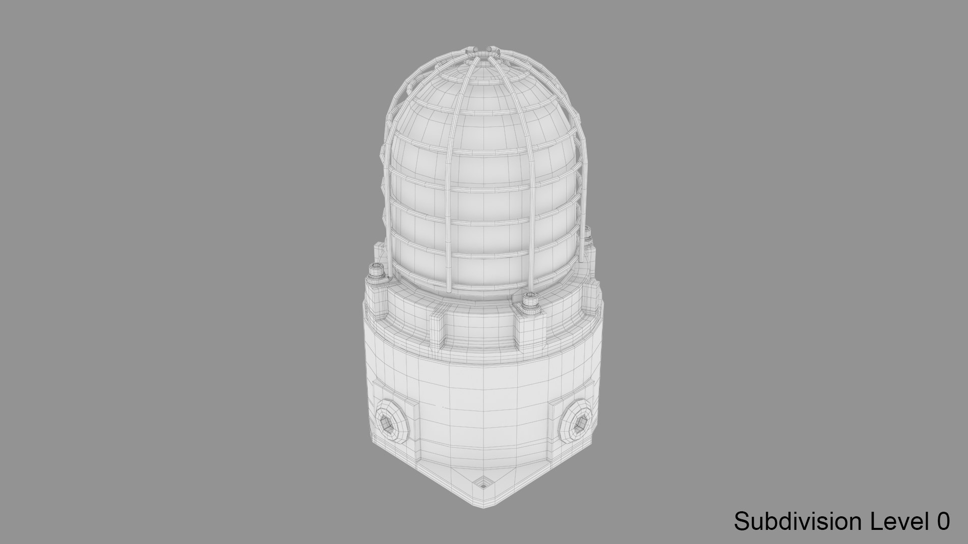 Warning Light 3D - TurboSquid 1453093