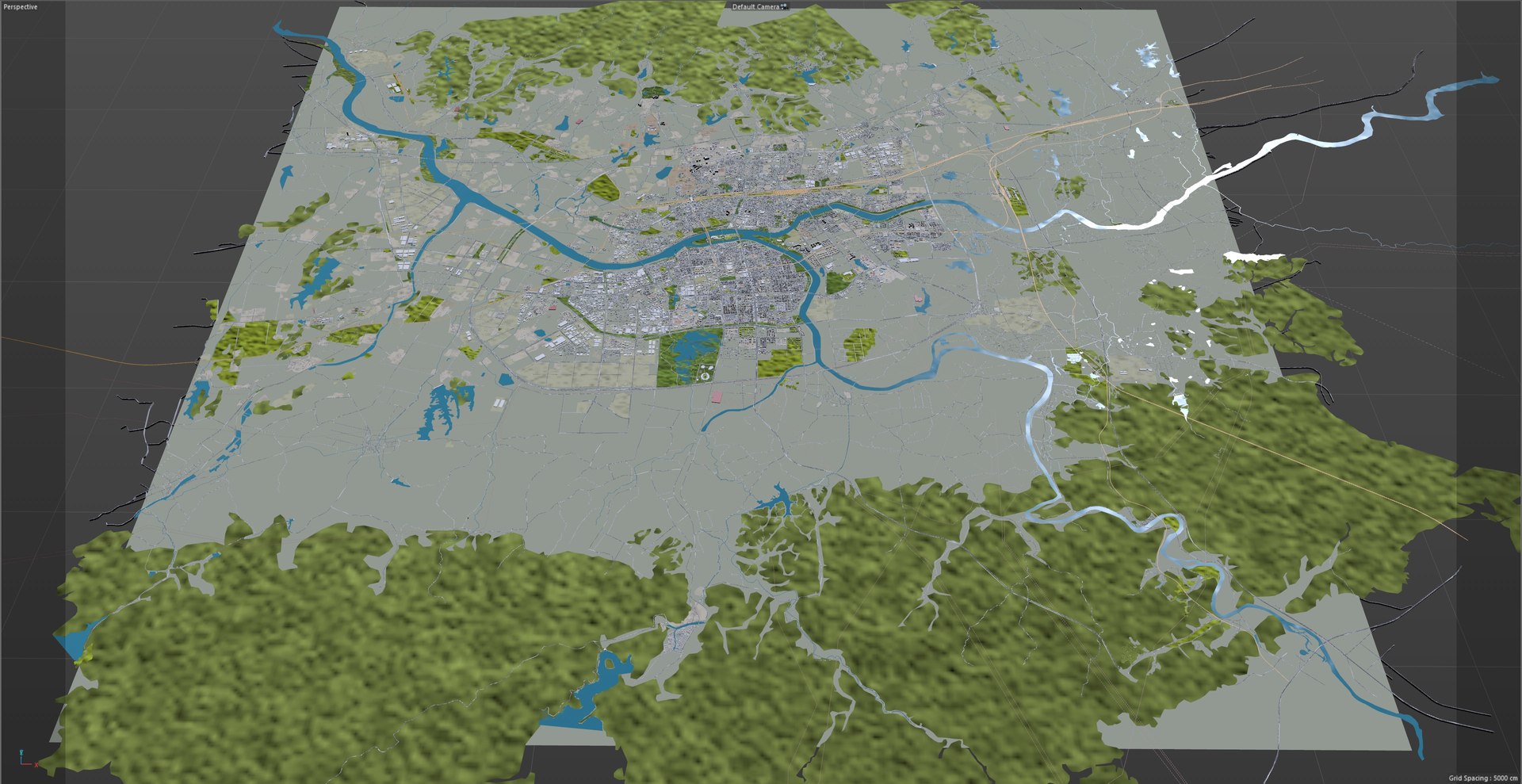 3D Model Jinhua Zhejiang China - TurboSquid 2100238