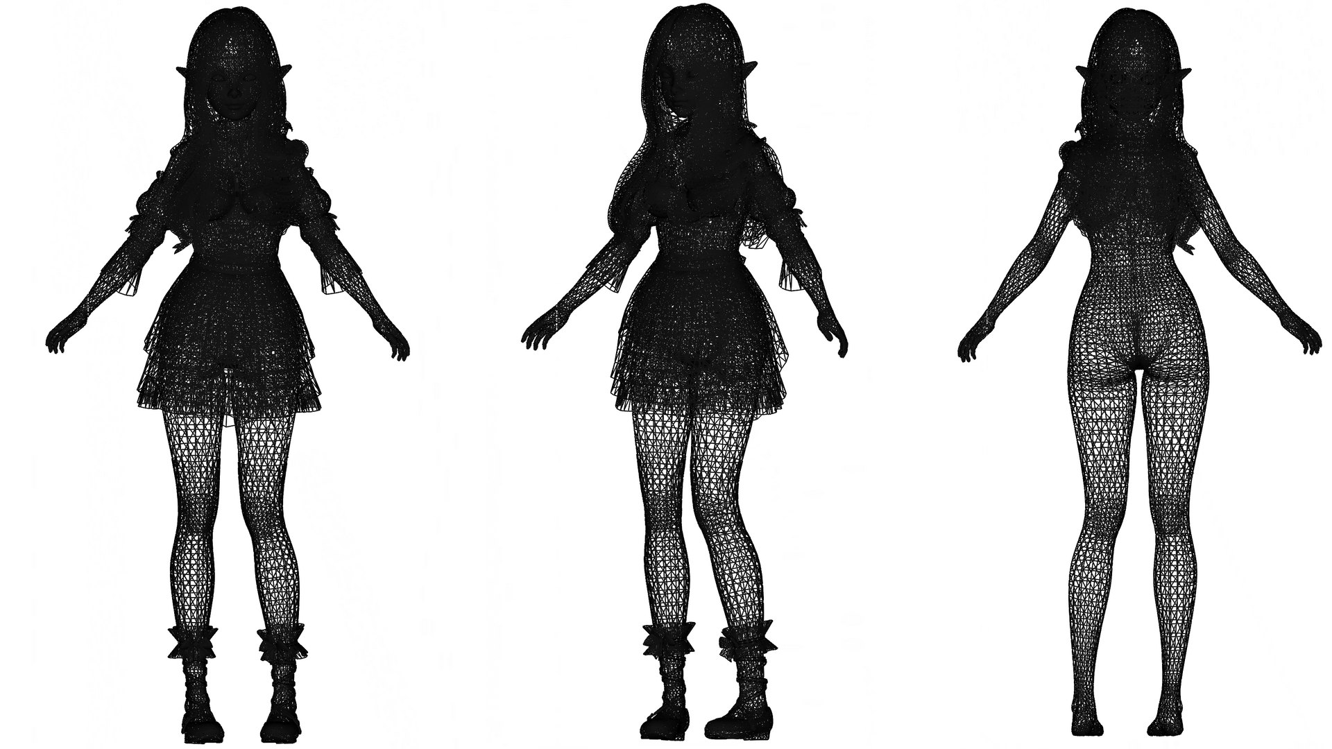 3D Elf - Realistic Female Character - Blender Eevee - TurboSquid 2188337