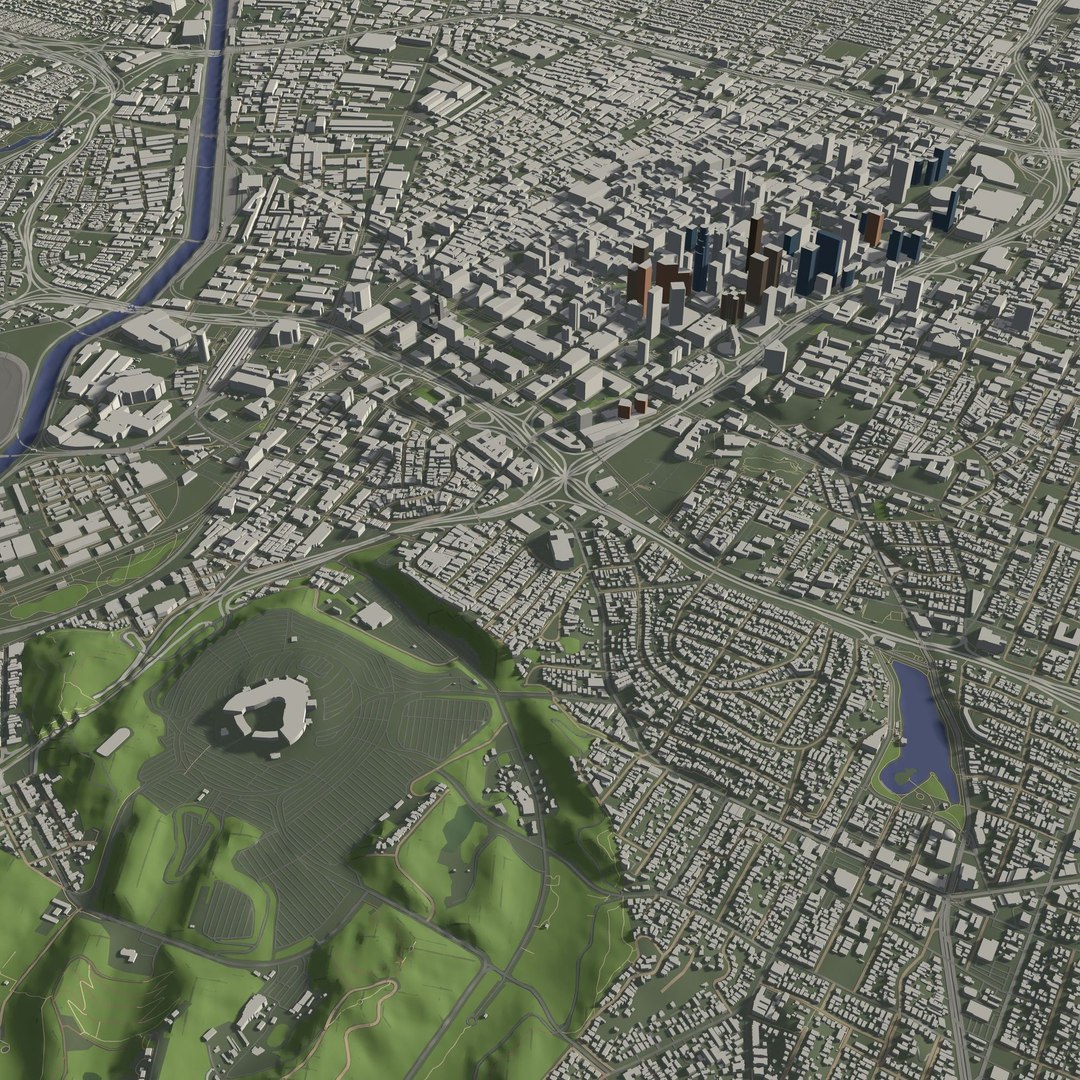 Los Angeles USA - City And Urban Model - TurboSquid 2213641