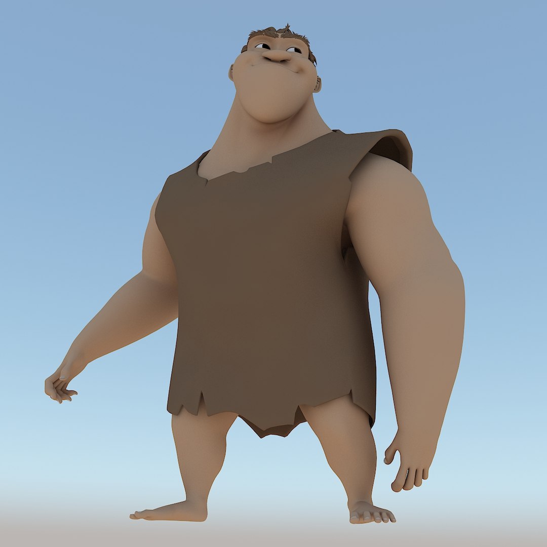 Grug Crood Character 3D Model - TurboSquid 1421432