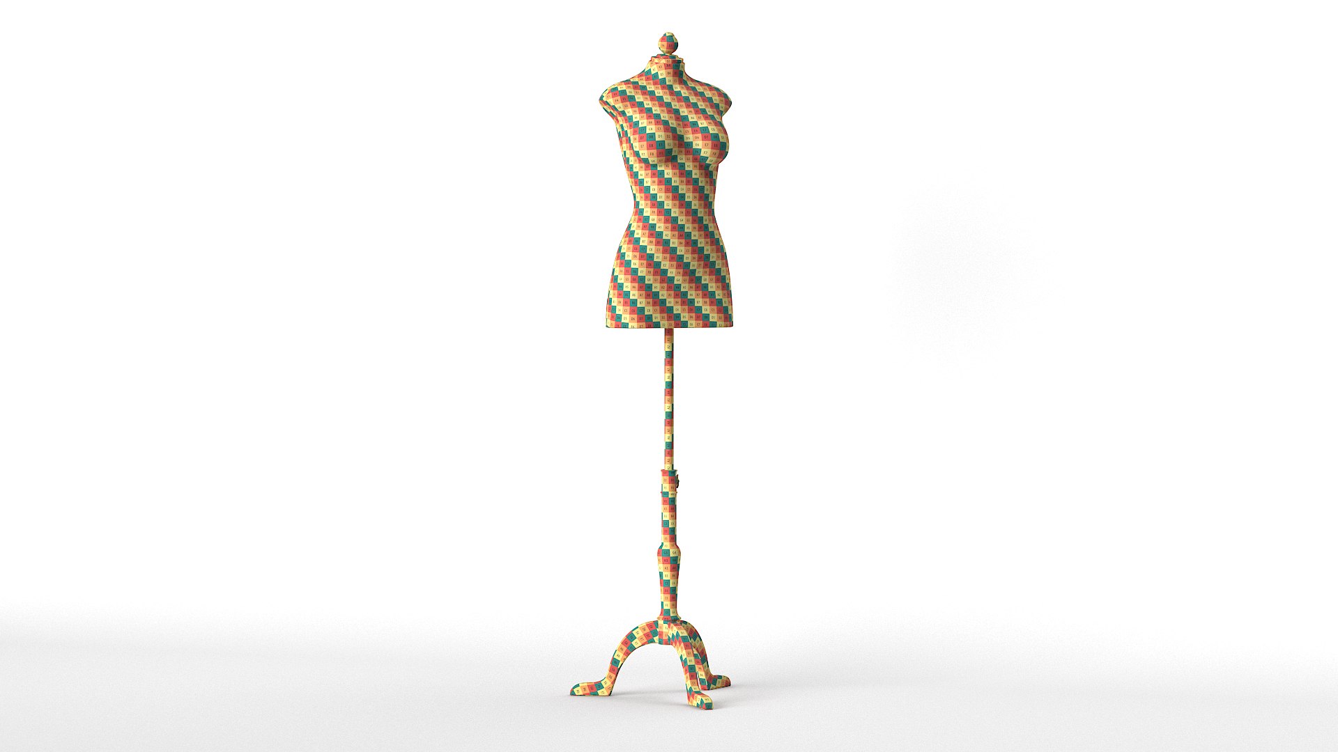 Female Mannequin Torso 01 Model - TurboSquid 2254881