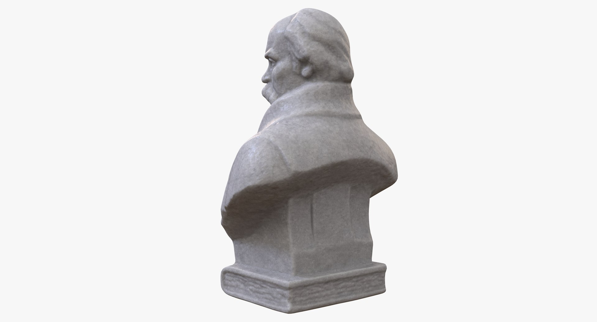 3D Taras Shevchenko Marble Bust Model - TurboSquid 1977534