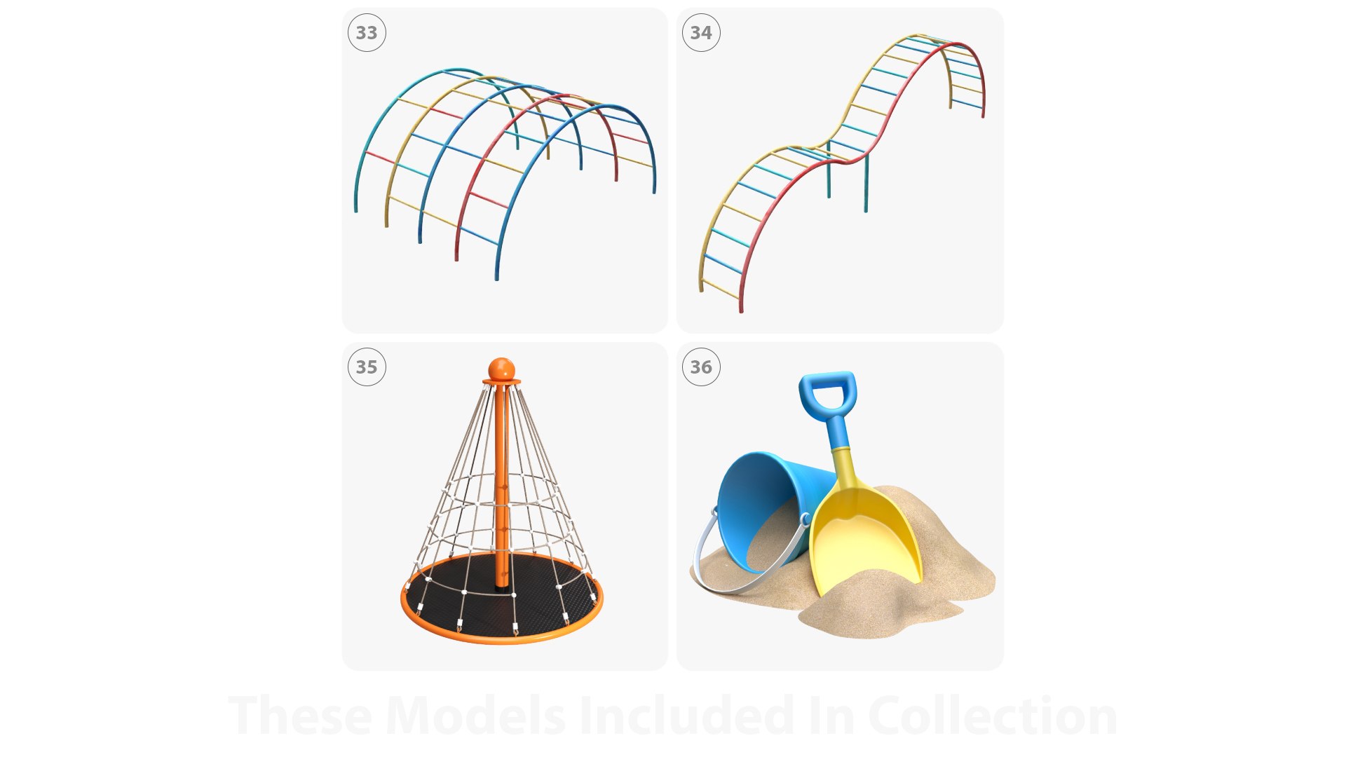 Large Playground Objects 3D Model - TurboSquid 2204389