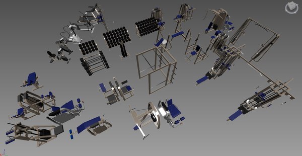 Multi Gym 3D Models for Download | TurboSquid