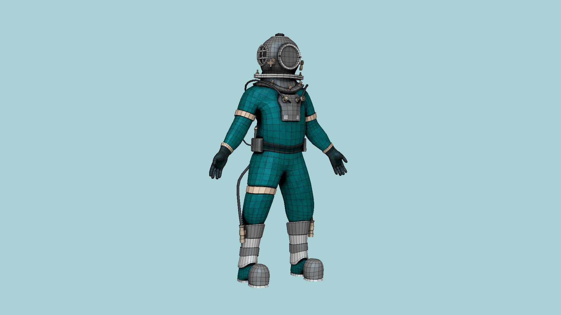 04 Diving Suits Collection - Character Design Fashion Model ...