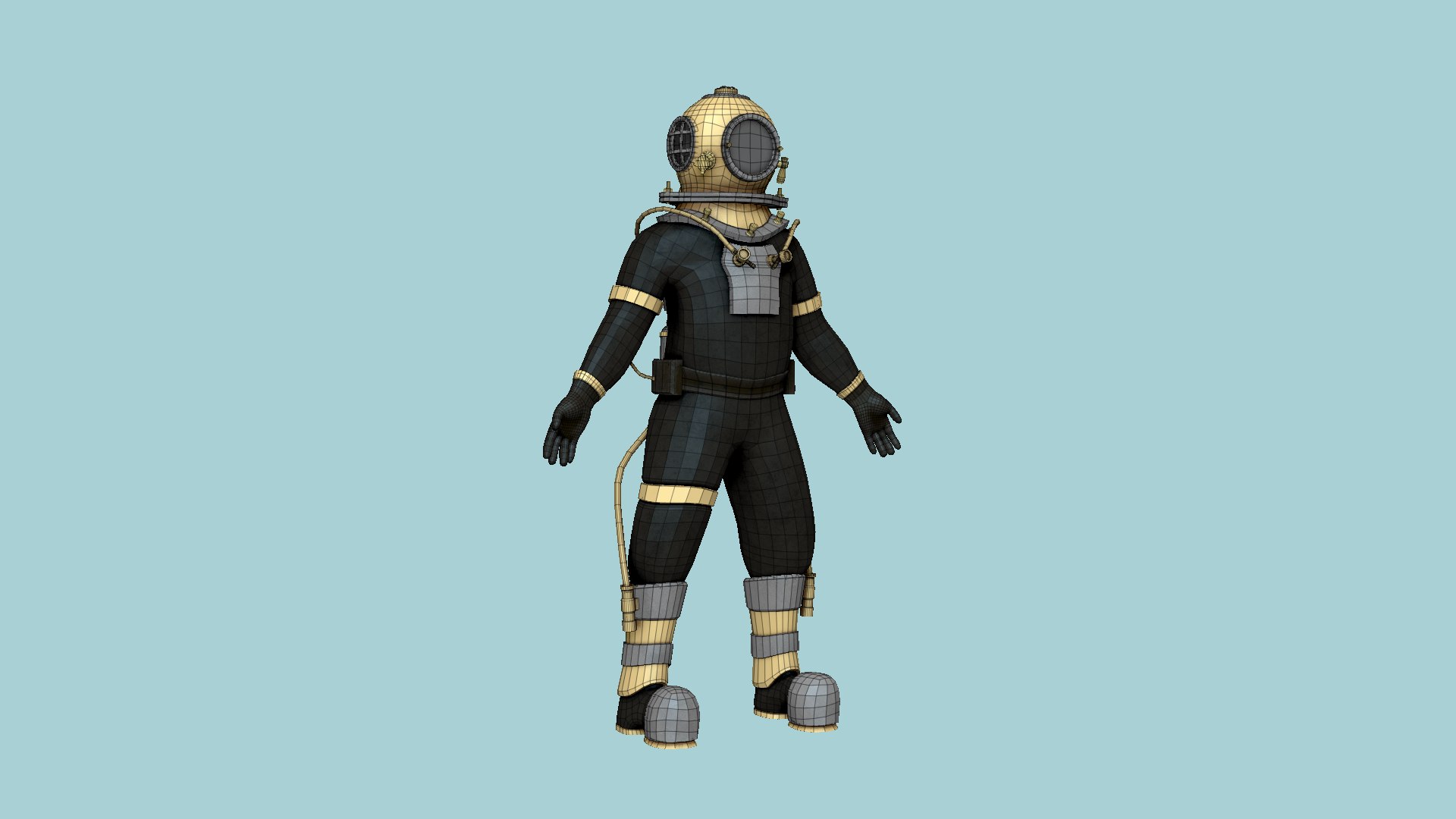 04 Diving Suits Collection - Character Design Fashion Model ...
