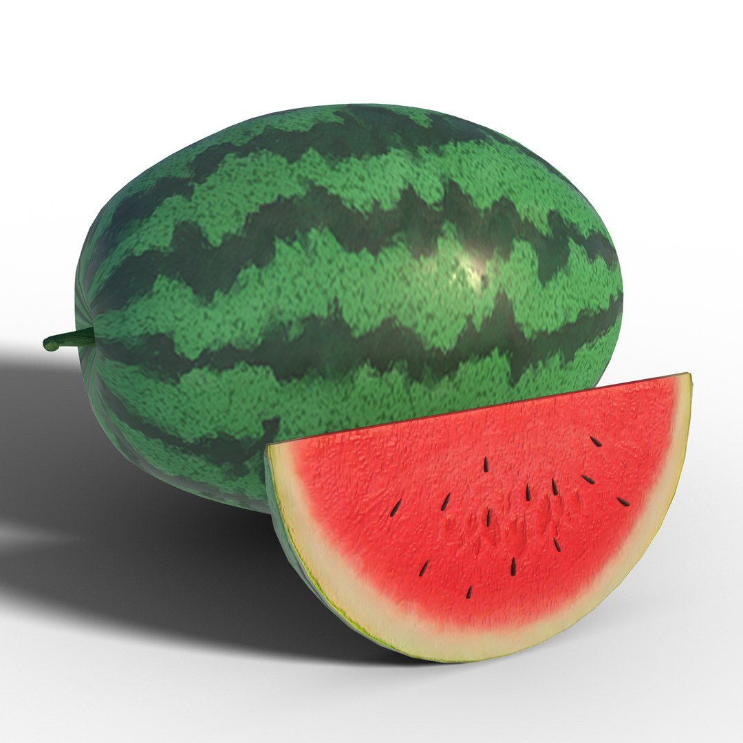 Watermelon Model - TurboSquid 2086170