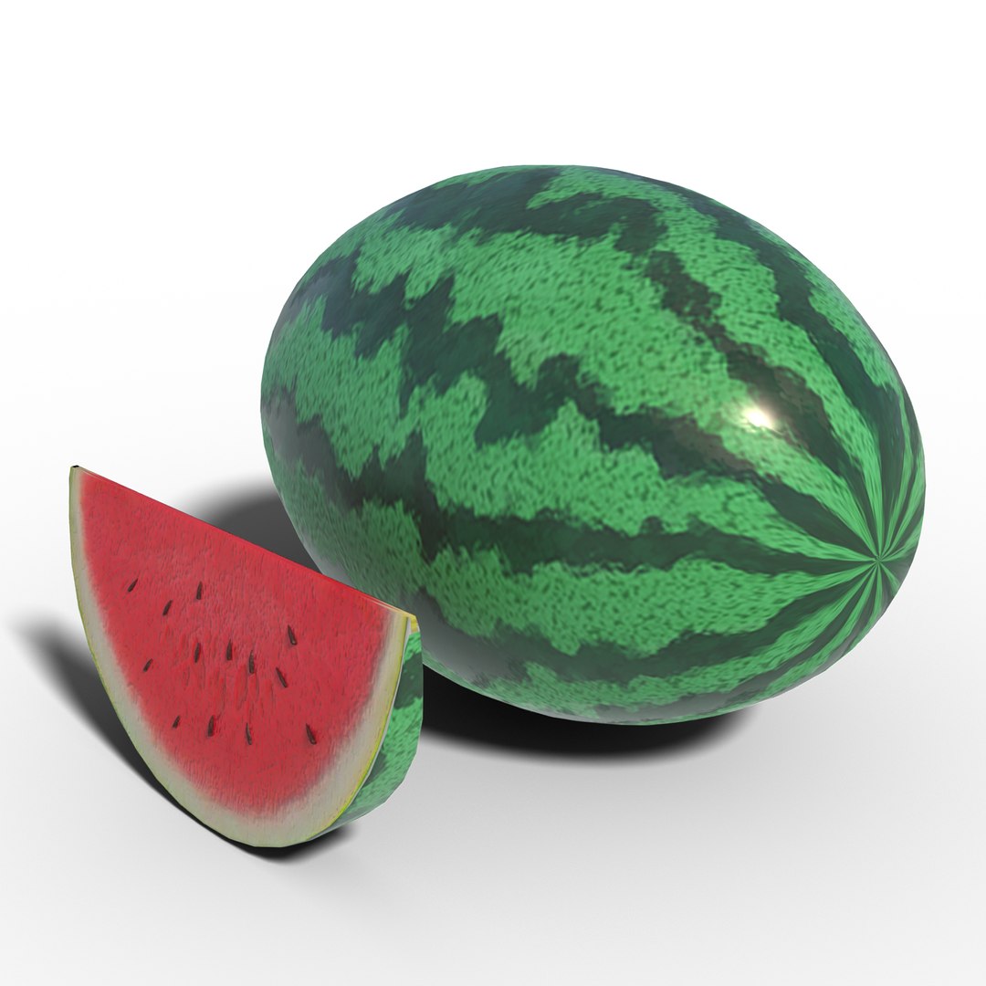 Watermelon Model - TurboSquid 2086170