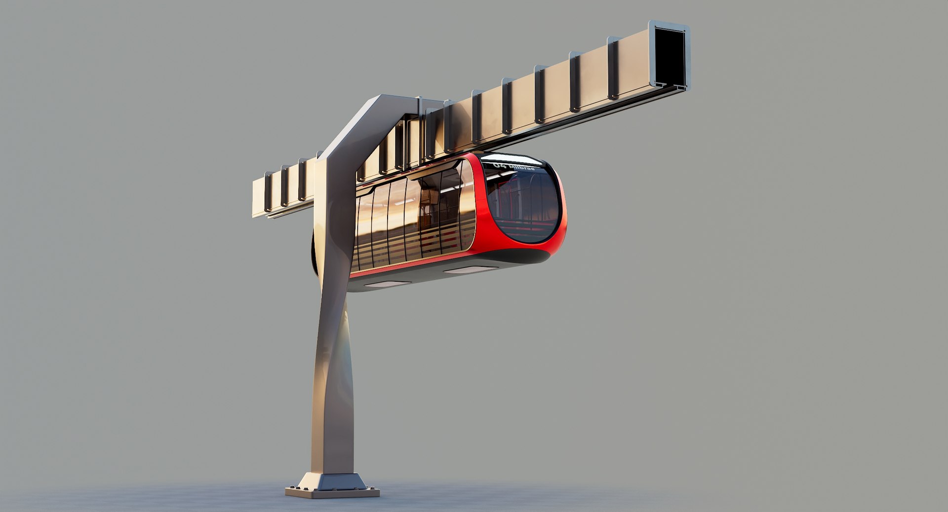Autonomous Monorail 3D model - TurboSquid 1987053