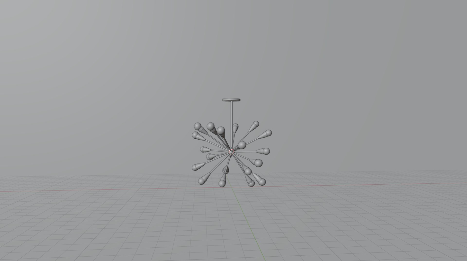 Modern Multi-bulb Lamp Model - TurboSquid 2410712