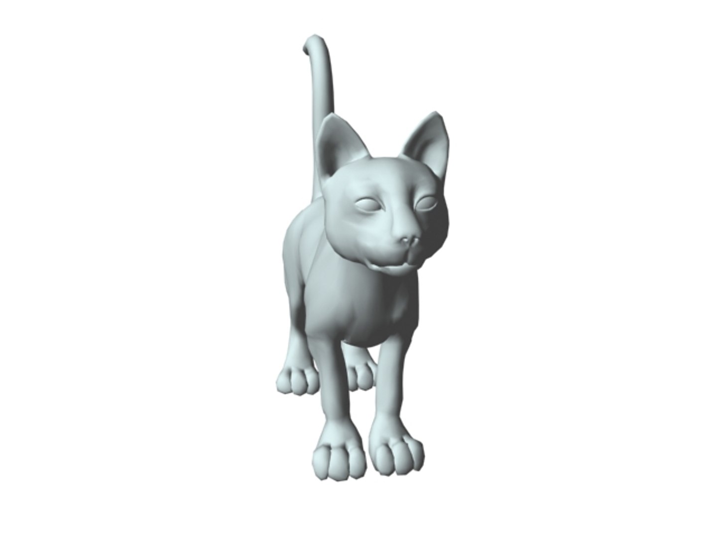 3d Model Of Cat Feline
