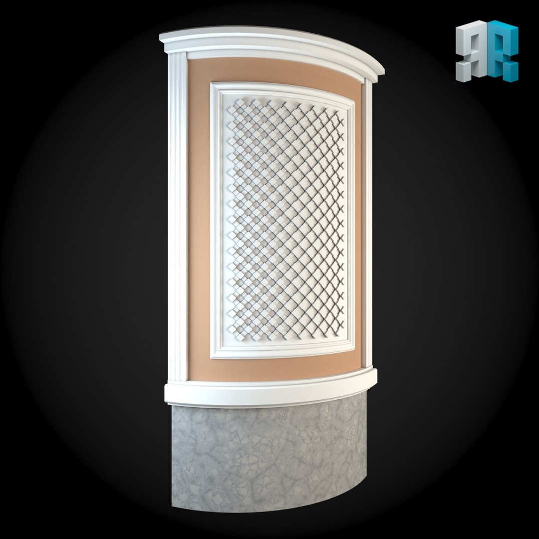 architectural modules 3d max