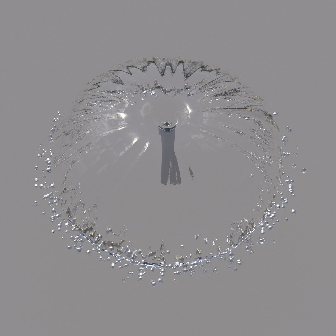 3D Dome Water Fountain Model - TurboSquid 1768660
