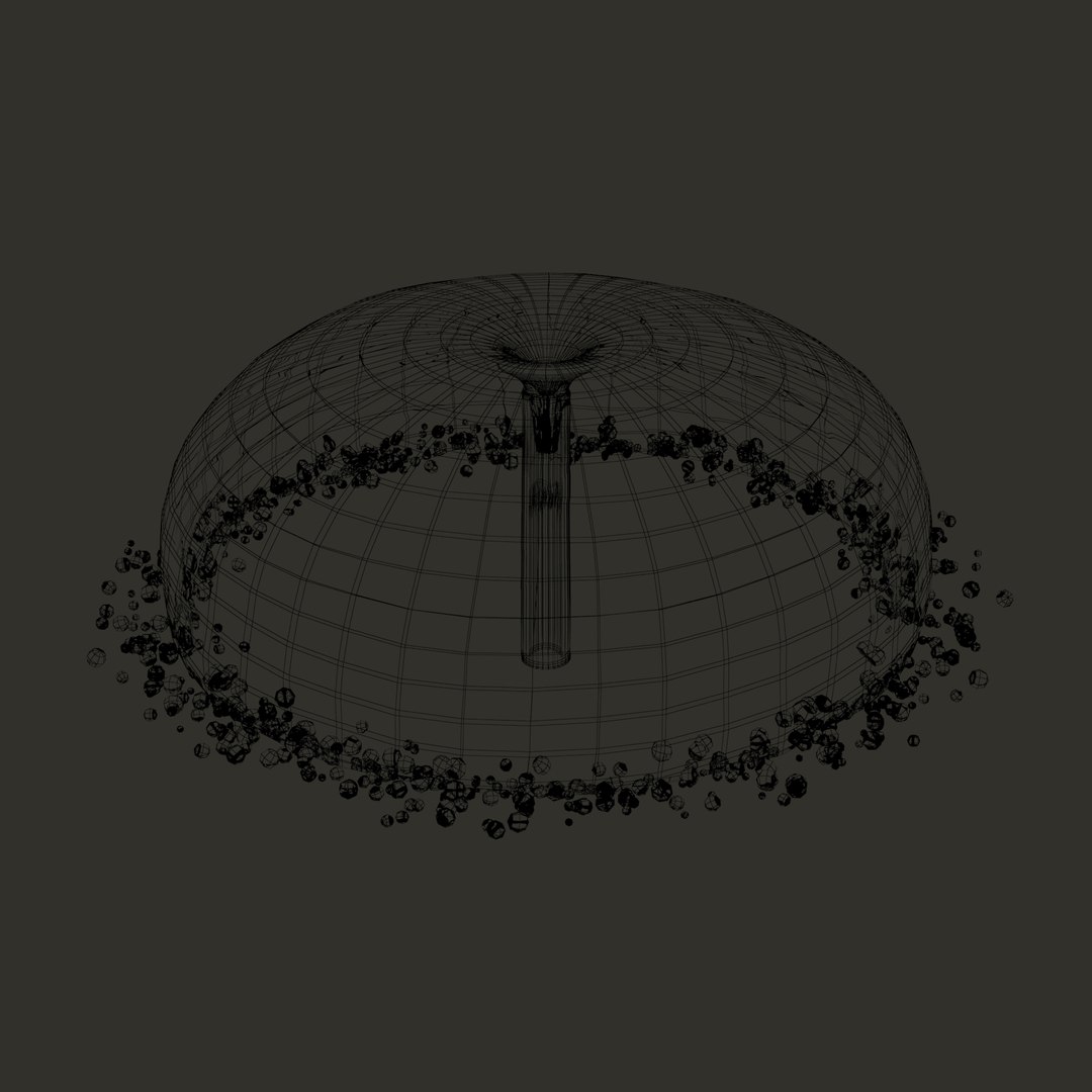 3D Dome Water Fountain Model - TurboSquid 1768660