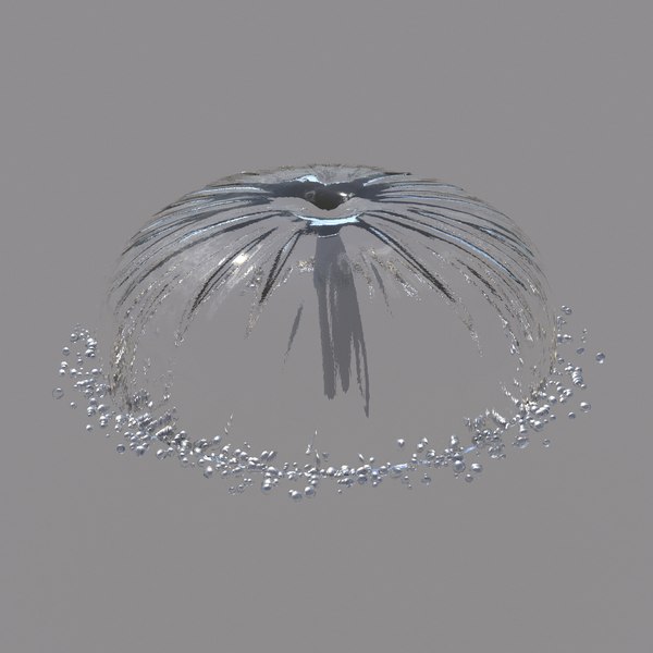 3D Dome Water Fountain model - TurboSquid 1768660
