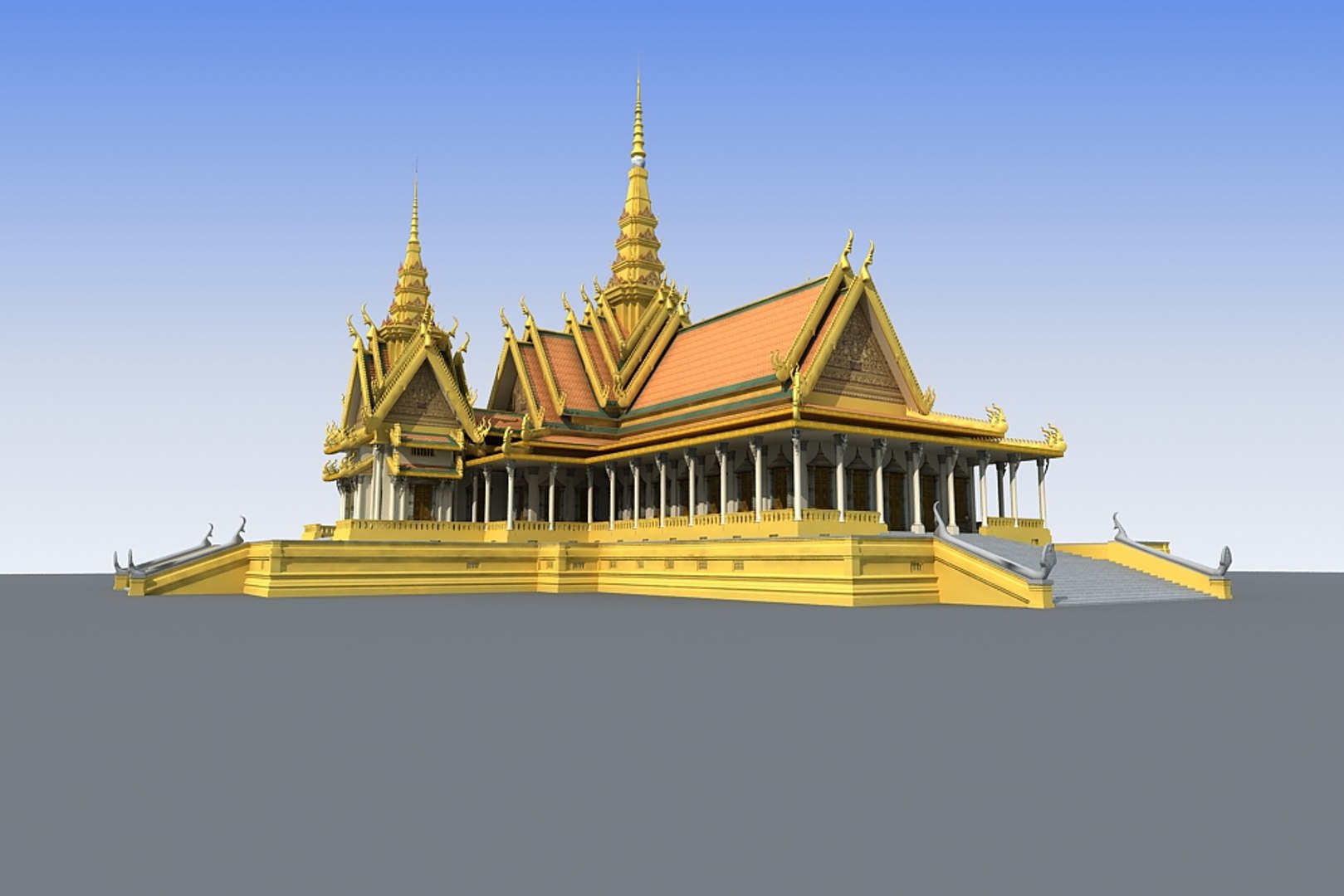 3d Dai Palace Model