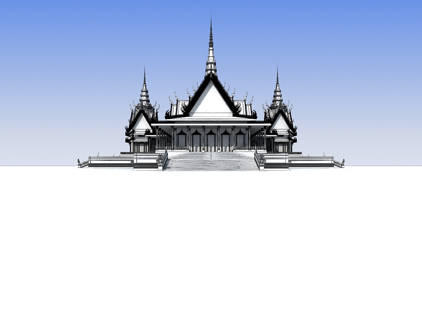 3d Dai Palace Model
