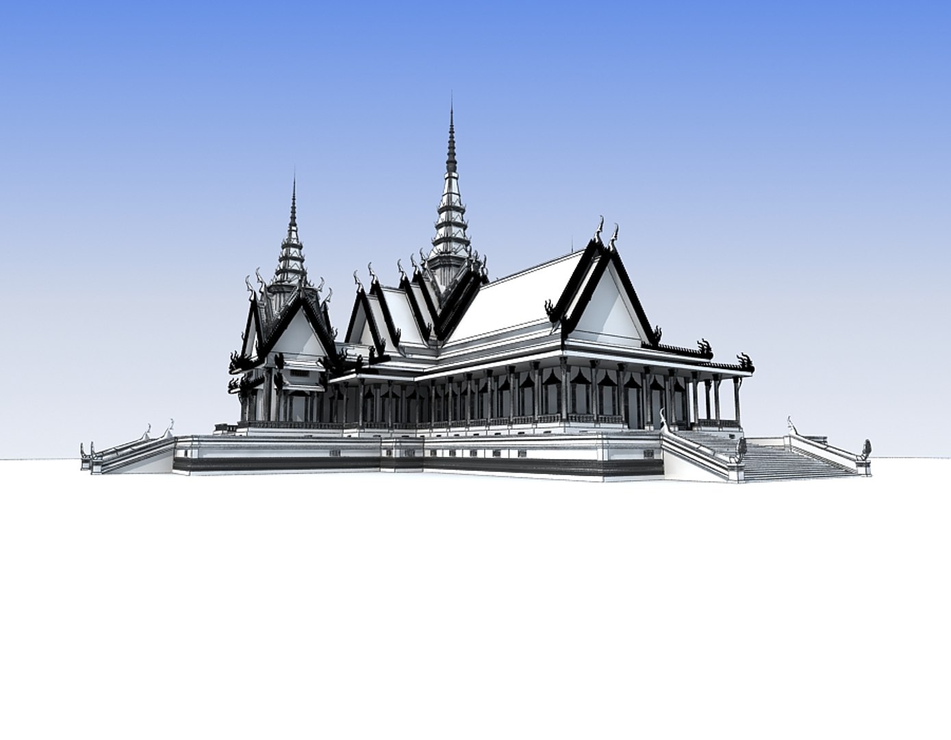 3d Dai Palace Model