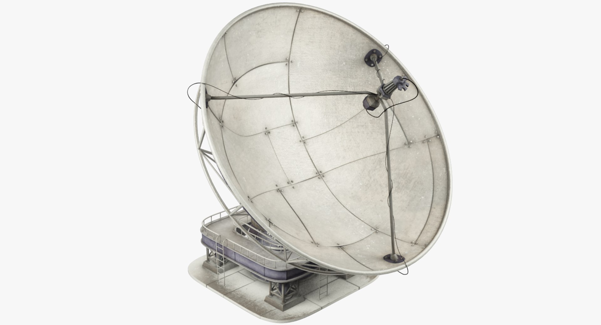 Satellite dish 3D model - TurboSquid 1205248