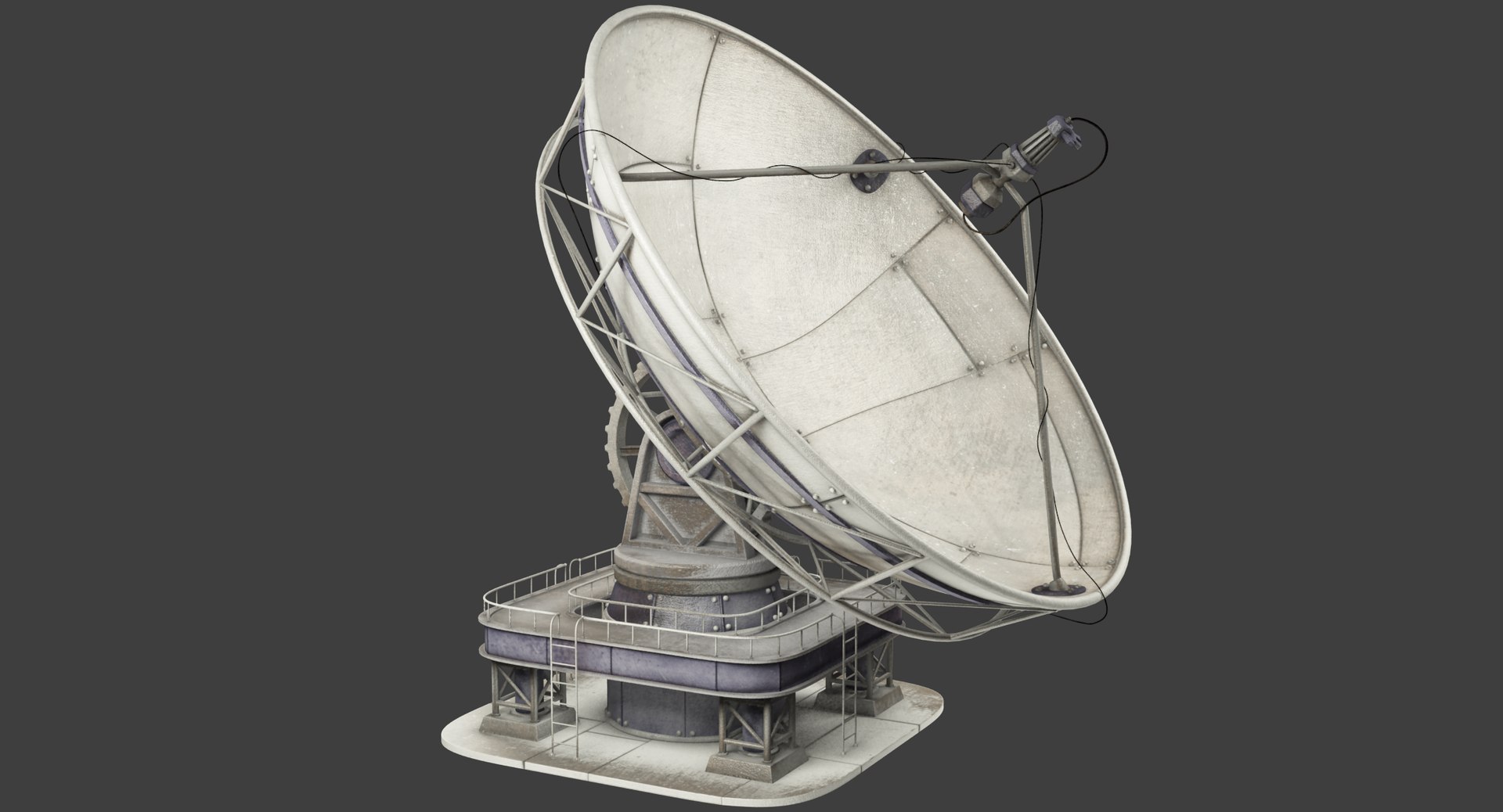 Satellite dish 3D model - TurboSquid 1205248