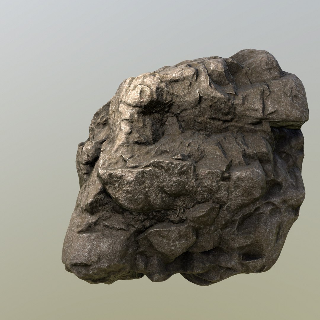 3d Obj Rock