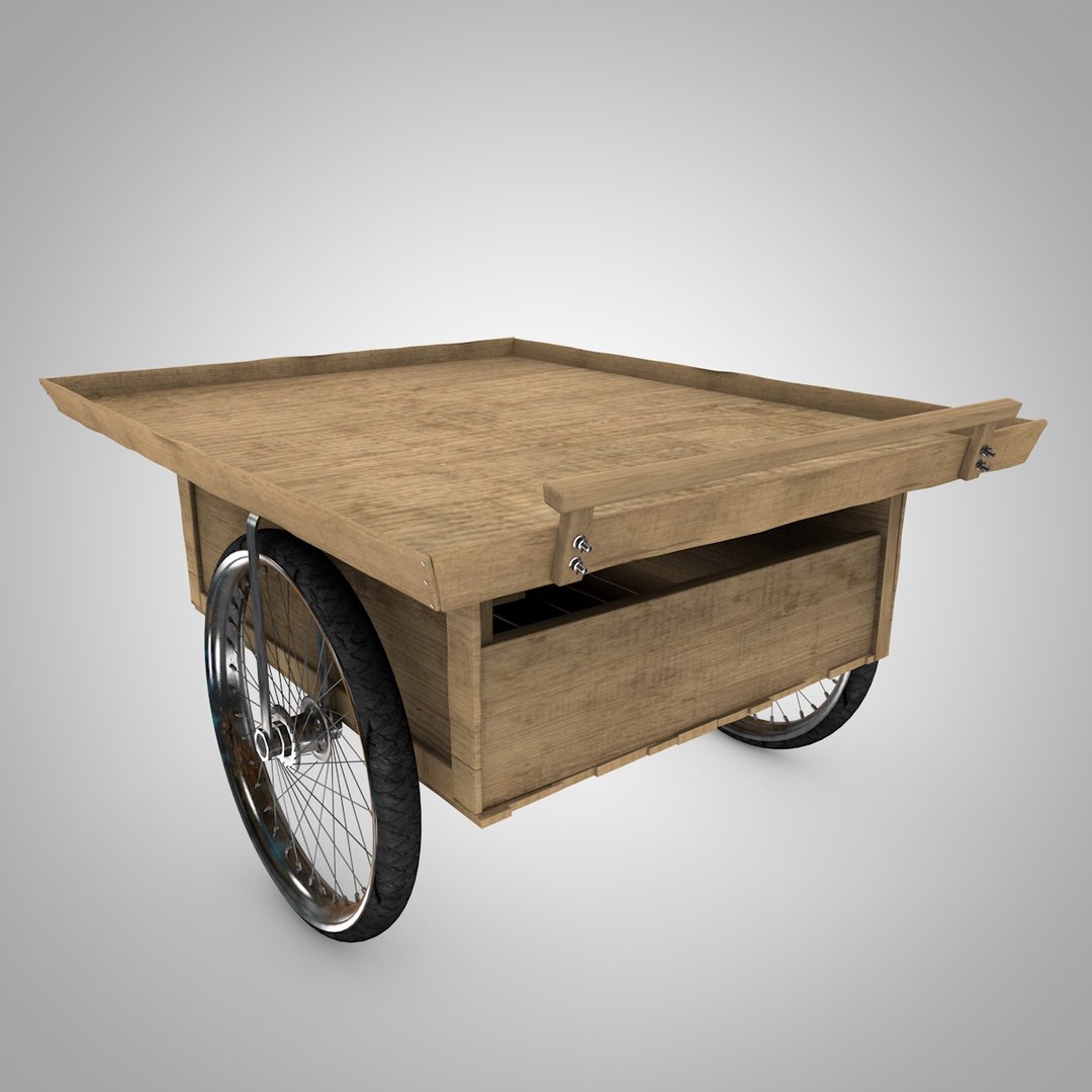 3d Apple Cart Model