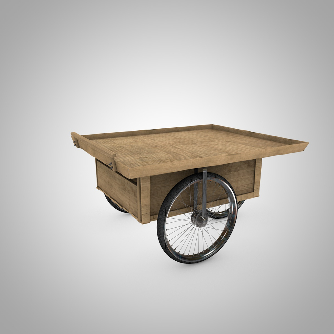 3d Apple Cart Model
