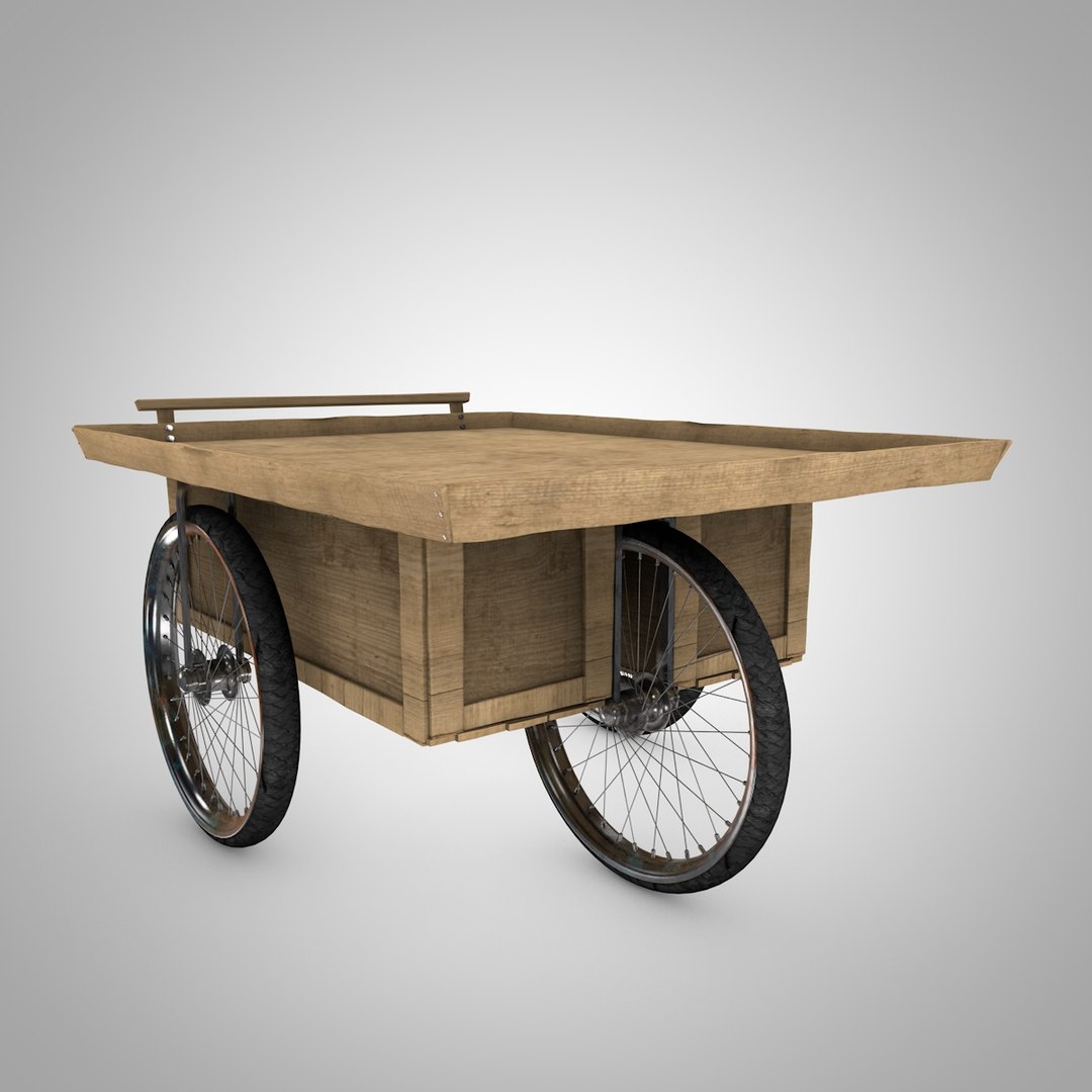 3d Apple Cart Model