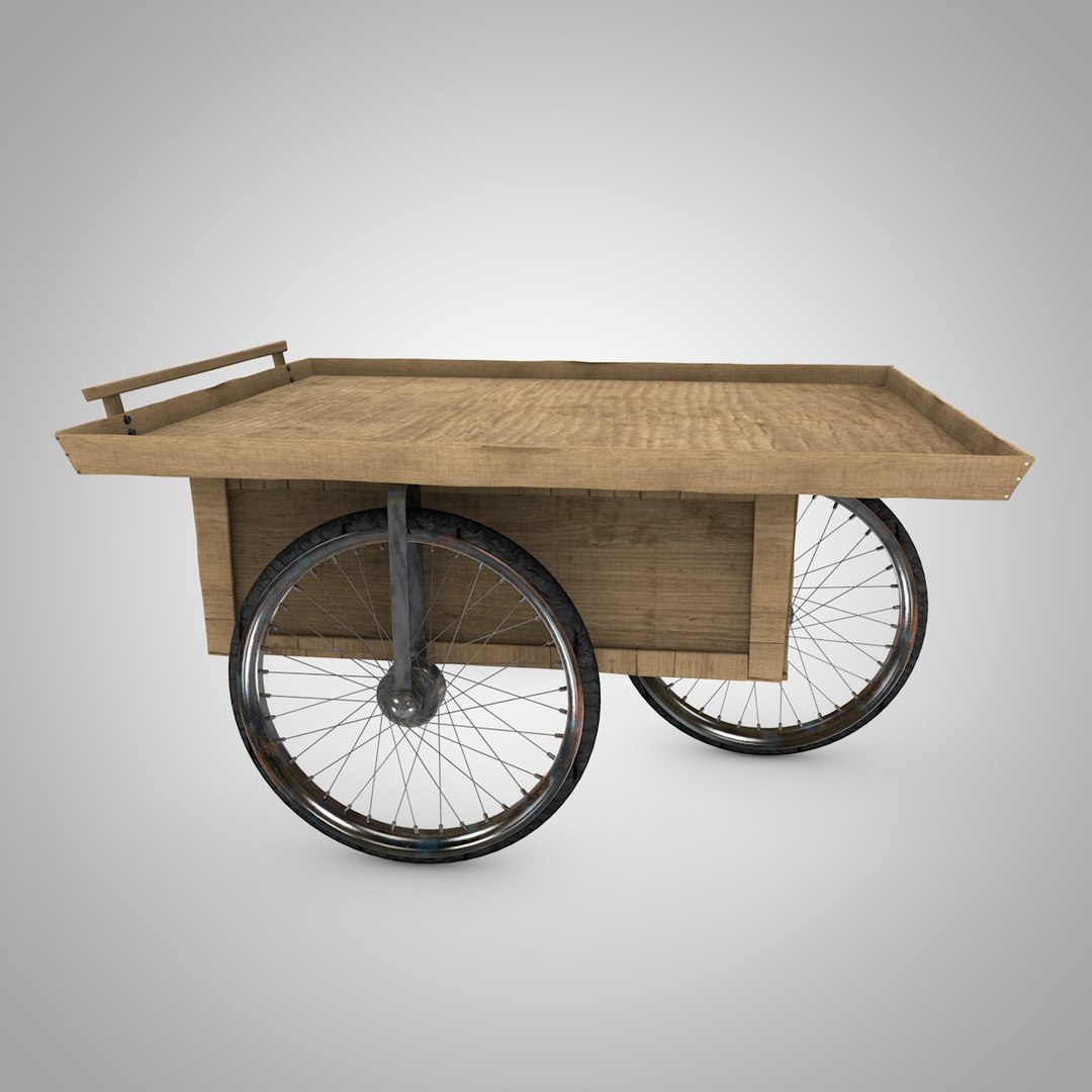 3d Apple Cart Model