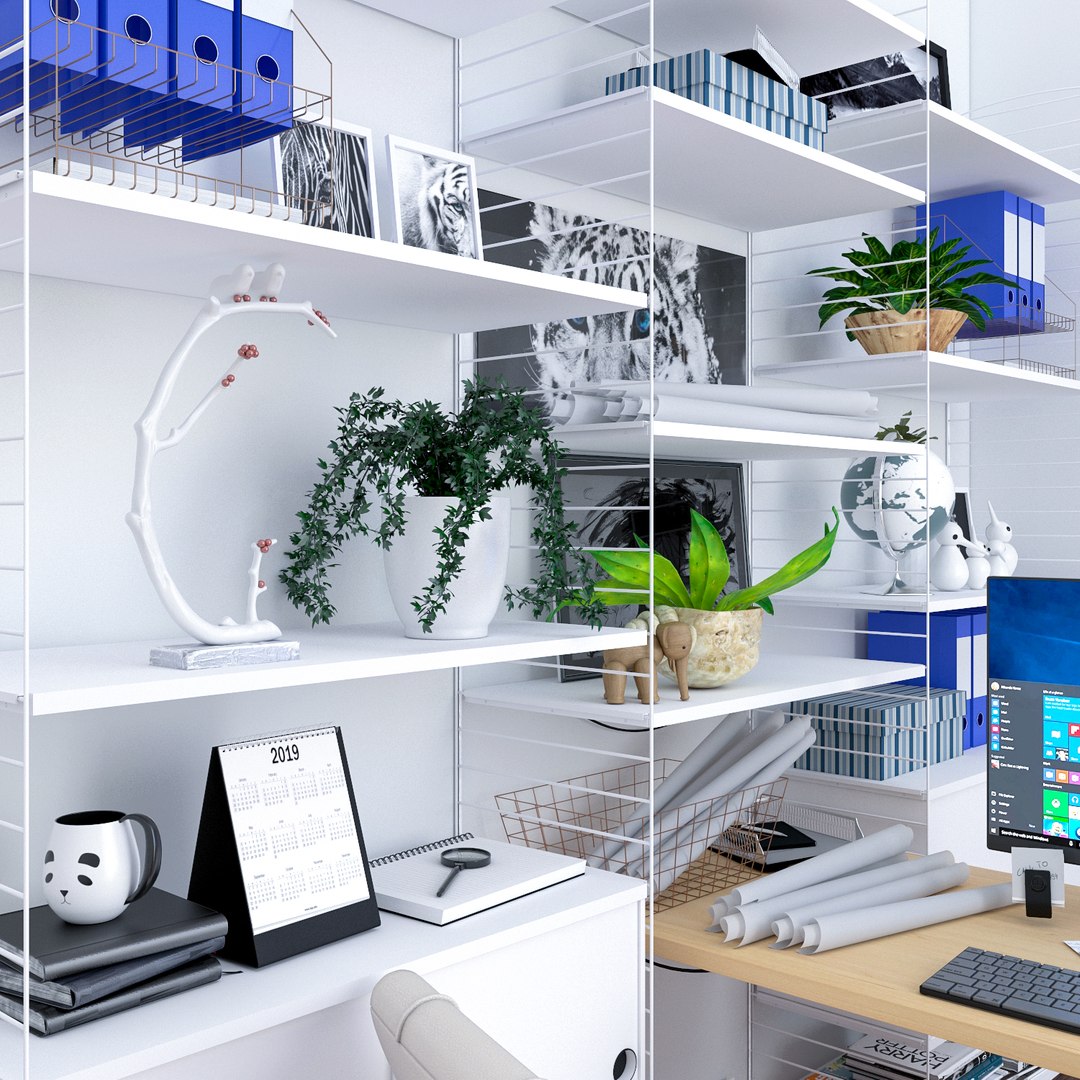 3D ikea work space furniture model - TurboSquid 1378256