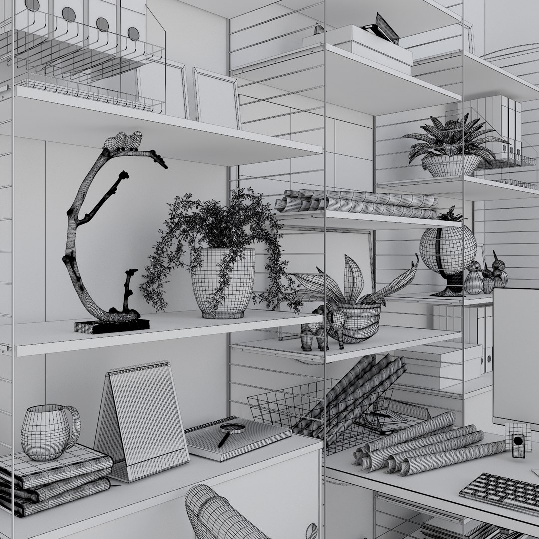 3D ikea work space furniture model - TurboSquid 1378256